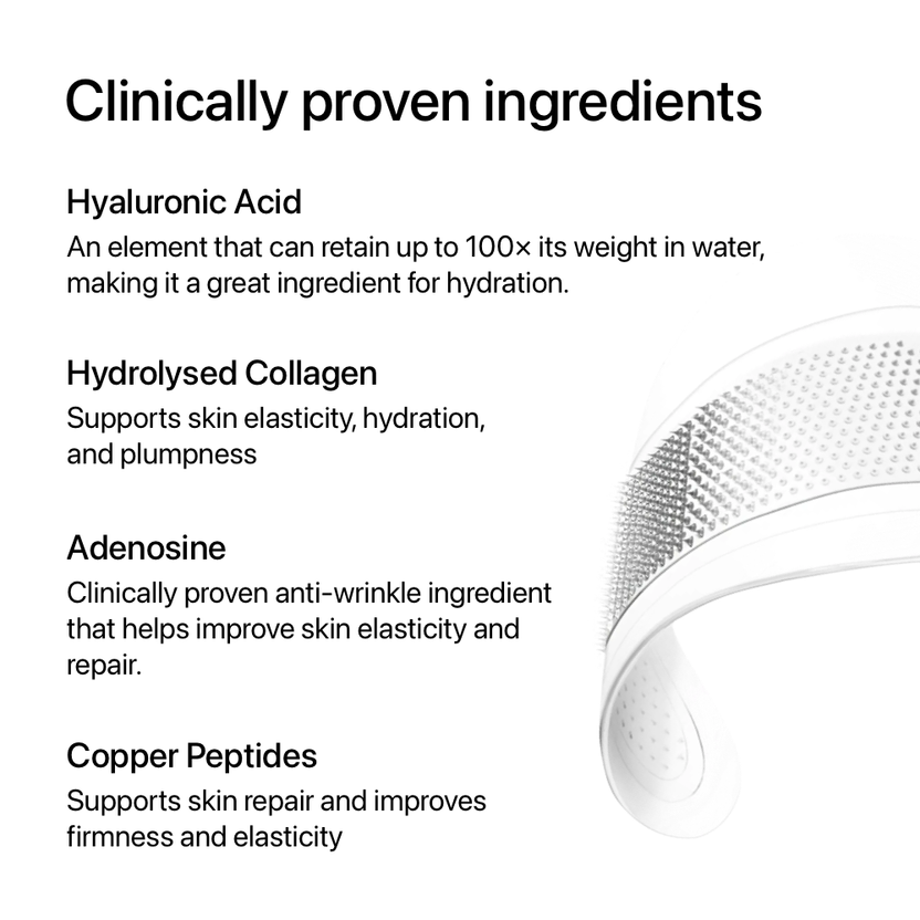 Microneedle Patches for Wrinkles & Dark Circles with Peptides, Collagen ...