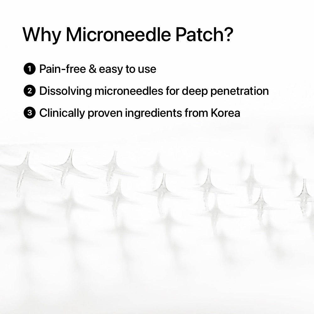 Microneedle Patches for Wrinkles & Dark Circles with Peptides, Collagen ...