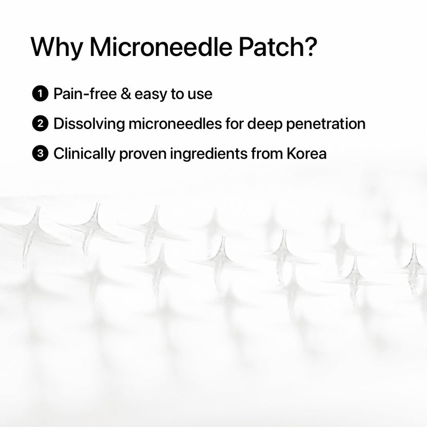 Microneedle Patches for Wrinkles & Dark Circles with Peptides, Collagen ...